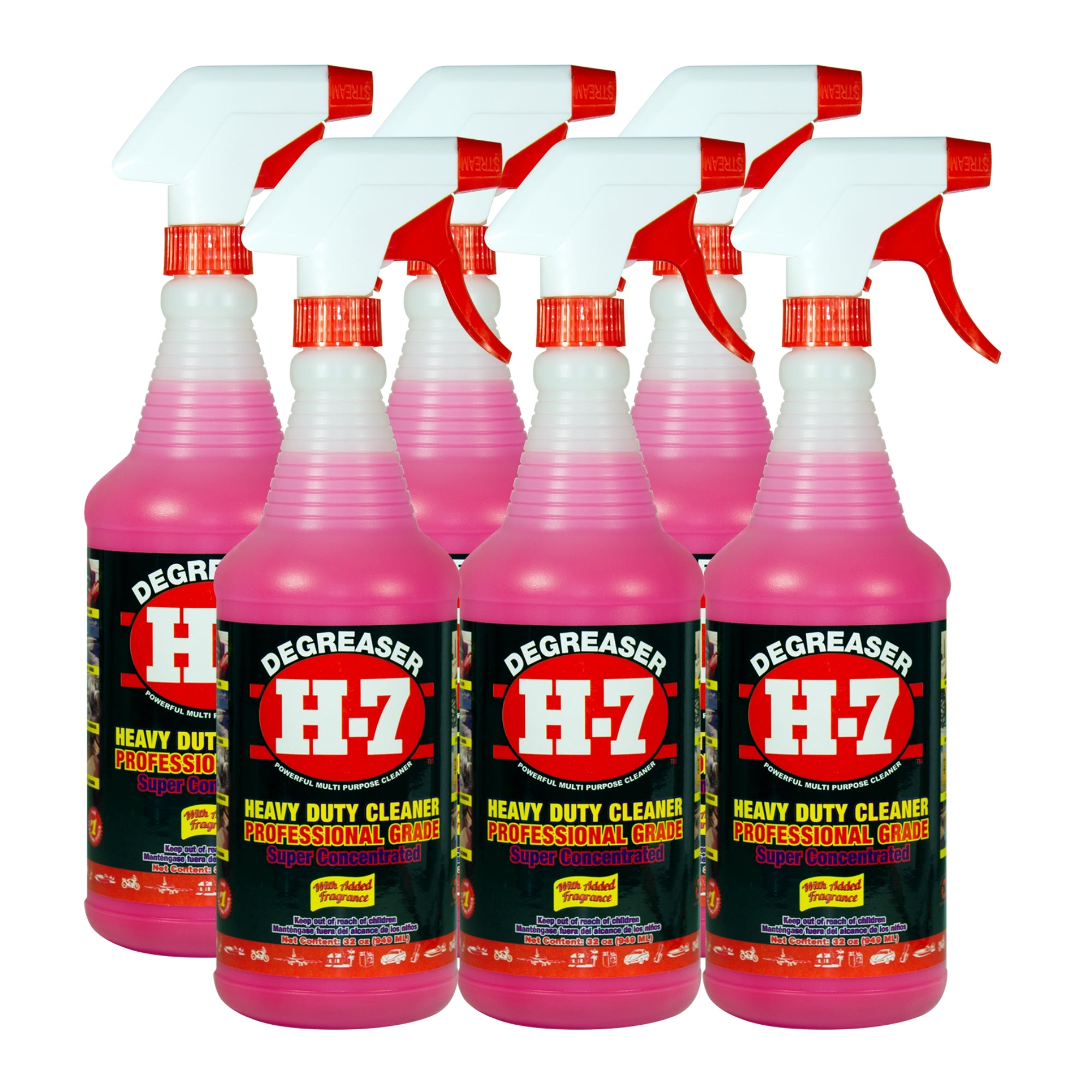 H-7 Desengrasante 32 oz Caja x 6 – Licavir Shop